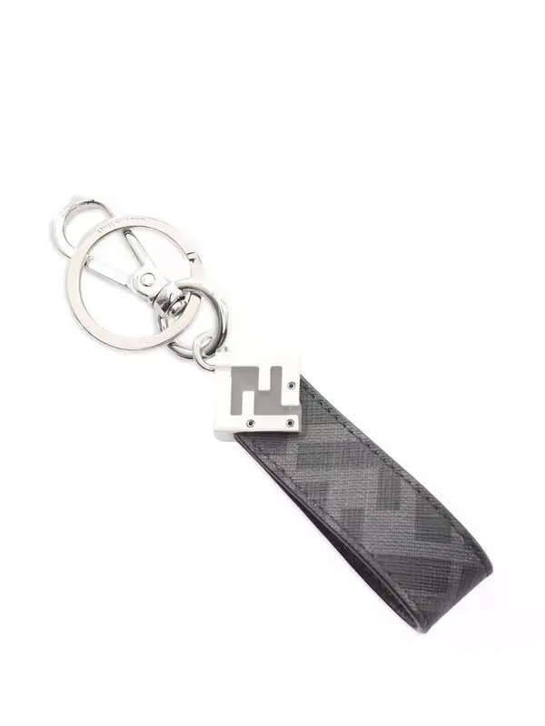 Fendi Ff Zucca Square Keyring