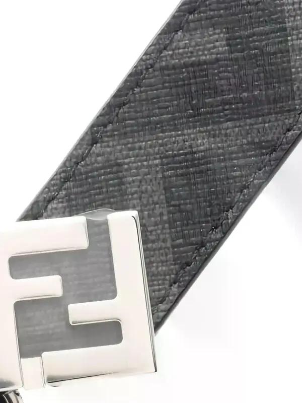 Fendi Ff Zucca Square Keyring