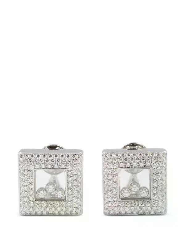 Chopard Happy Diamonds Square Earrings