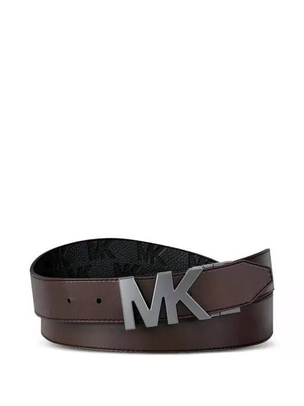 Michael Kors Logo Buckle Belt - Black