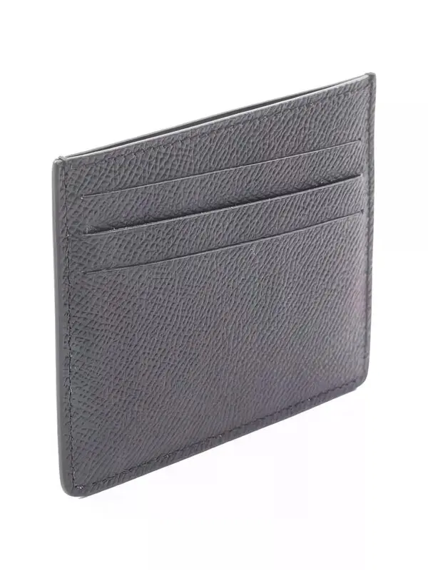 MAISON MARGIELA 2020s Leather Card Case - Grey