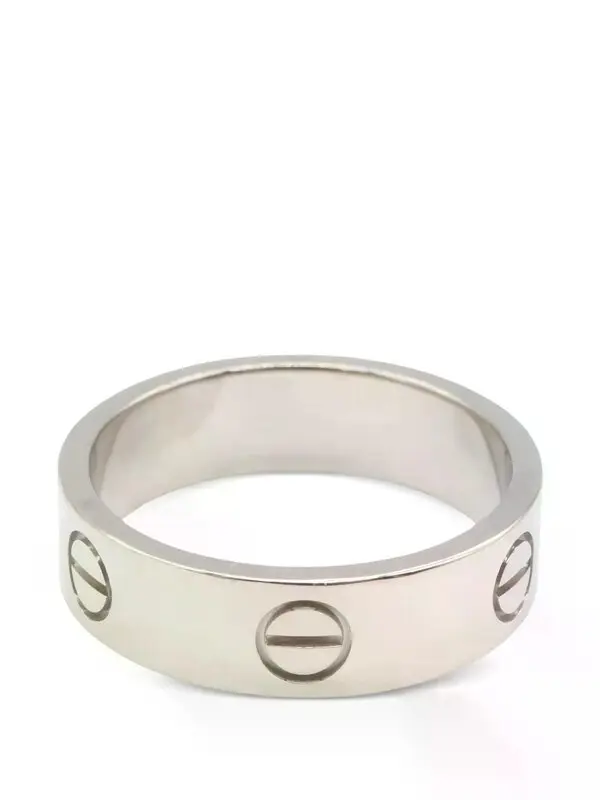 Cartier Love Ring In 18kt White Gold - Silver
