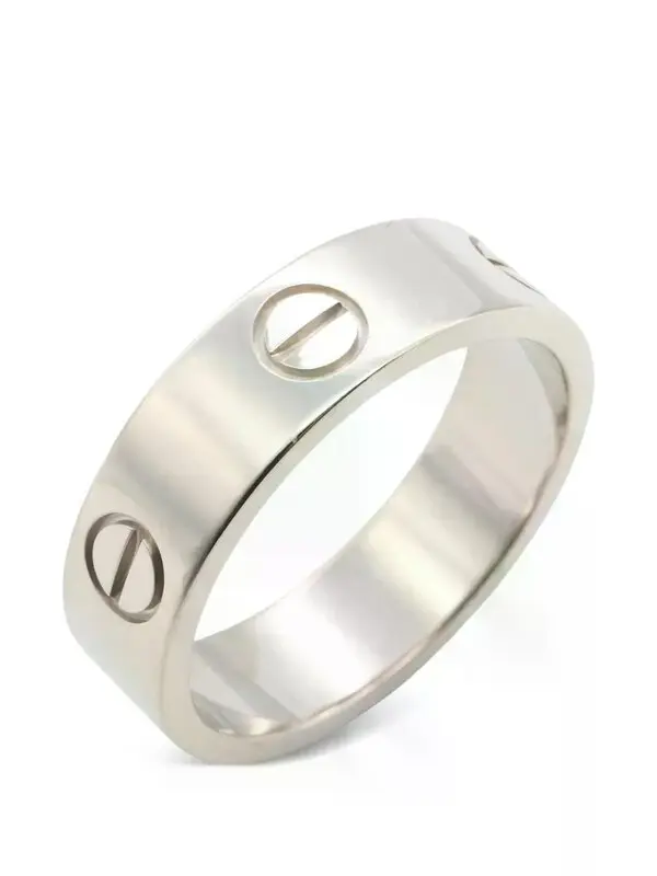 Cartier 18kt White Gold Love Ring