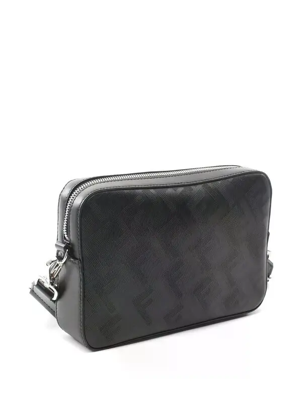 Fendi 2020s Zucca Leather Messenger Bag
