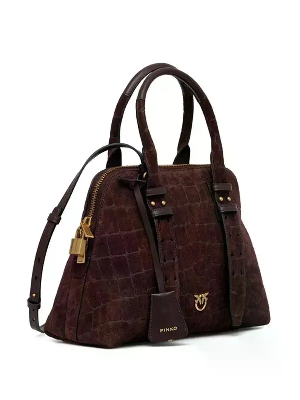 Pinko Croc-effect Satchel
