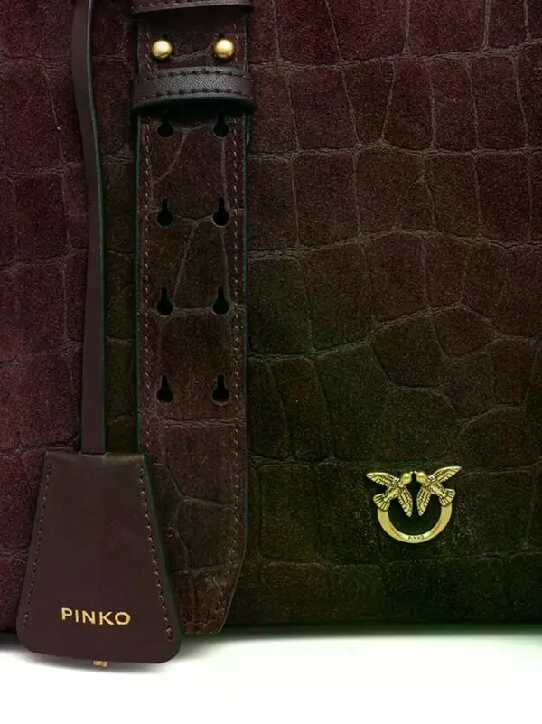 Pinko Croc-effect Satchel