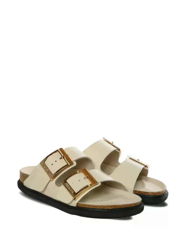 BIRKENSTOCK Arizona Droplet Buckle Leather Sandals