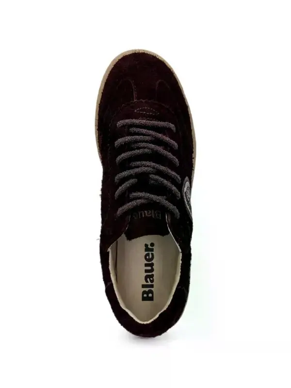 BLAUER. Lace-up Logo-appliqué Sneakers