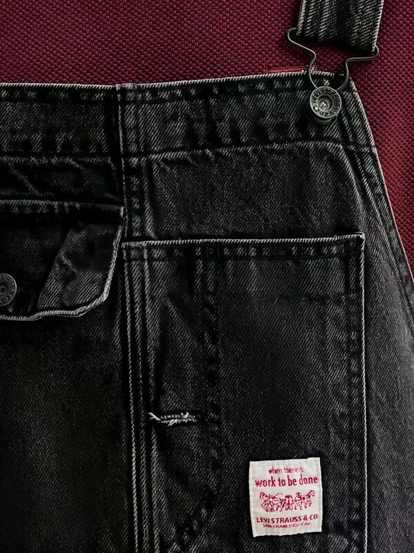LEVI'S Patch-pocket Denim Overalls