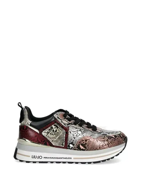 Liu Jo Snake-effect Platform Sneakers