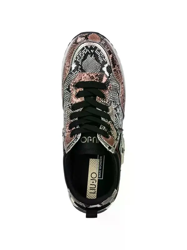 Liu Jo Snake-effect Platform Sneakers