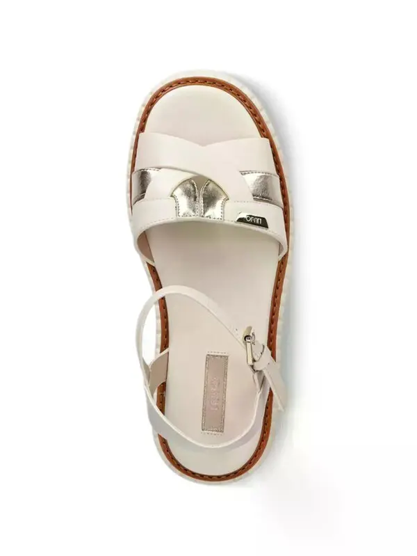 Liu Jo Leather Platform Sandals