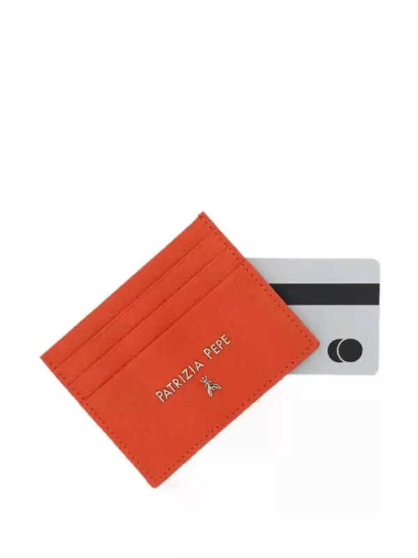 Patrizia Pepe Textured Card Holder - Orange