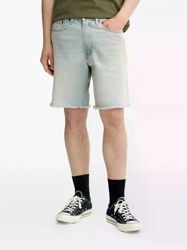 LEVI'S Frayed-hem Denim Shorts