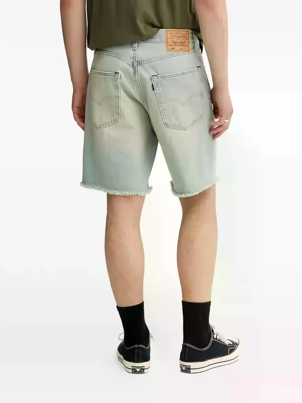LEVI'S Frayed-hem Denim Shorts