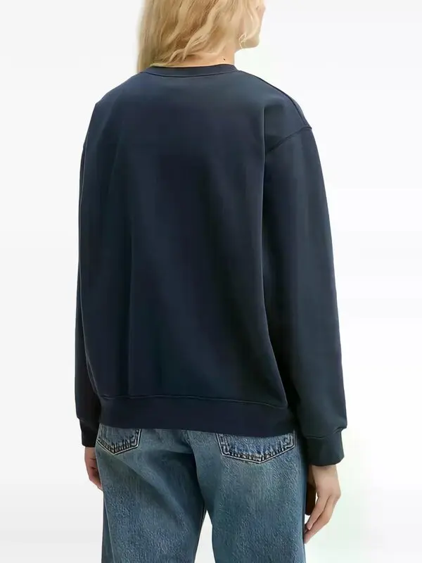 LEVI'S Logo Patch Crew-neck Sweatshirt