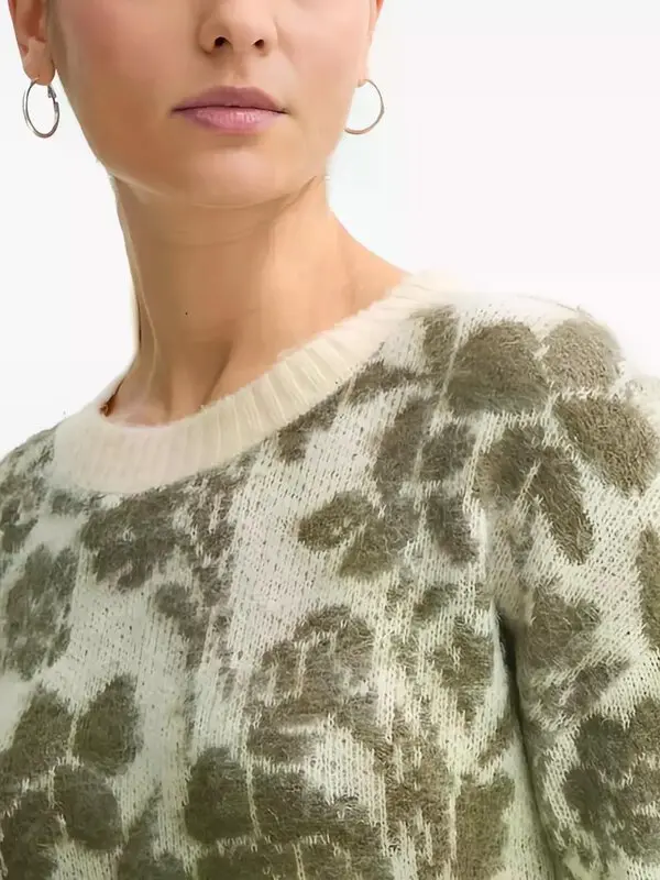 BENETTON Floral-pattern Sweater