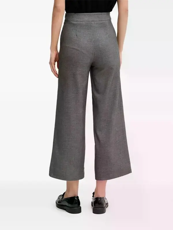 BENETTON Button-detail Trousers - Grey