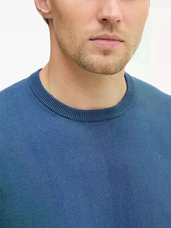 BENETTON Ribbed Crew-neck Sweatshirt