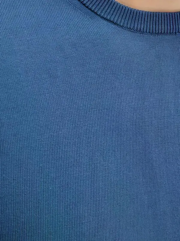 BENETTON Ribbed Crew-neck Sweatshirt