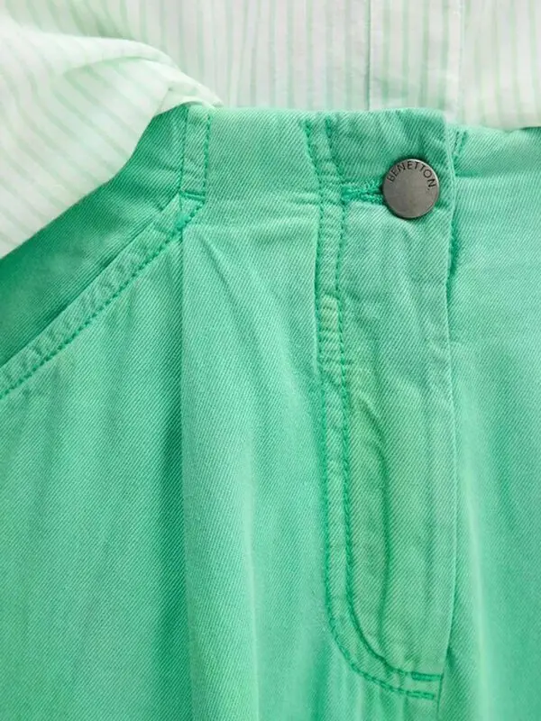 BENETTON Pleated Palazzo Pants