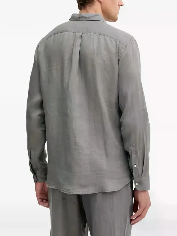 BENETTON Buttoned Linen Shirt