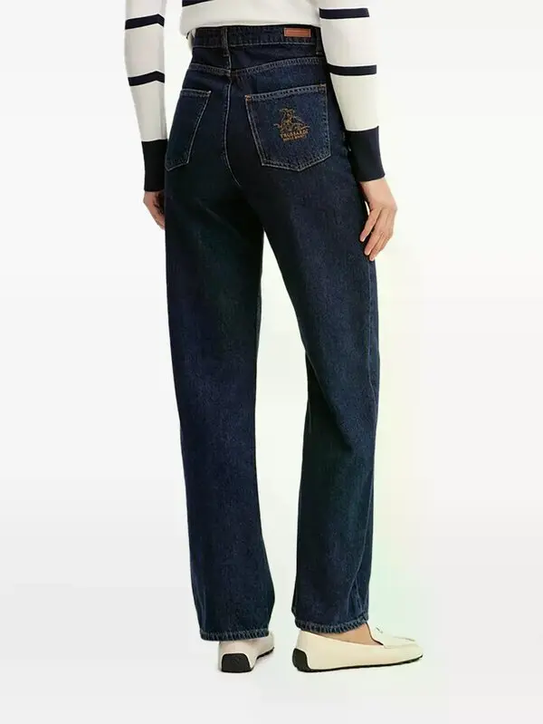 TRUSSARDI Logo-embroidered Jeans