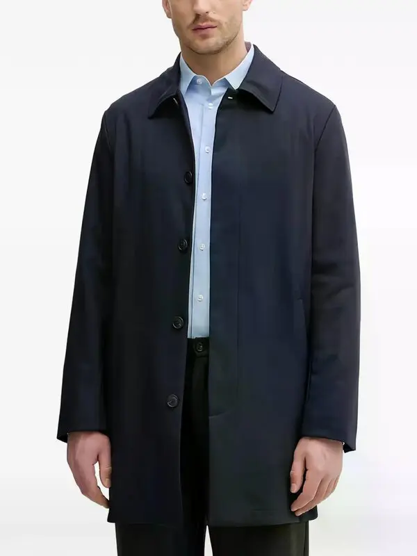 TRUSSARDI Collared Buttoned Coat