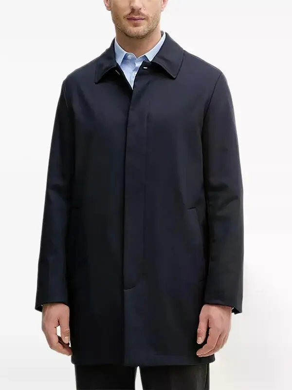 TRUSSARDI Collared Buttoned Coat