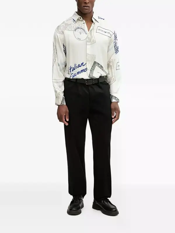 Emporio Armani Belt-loops Trousers