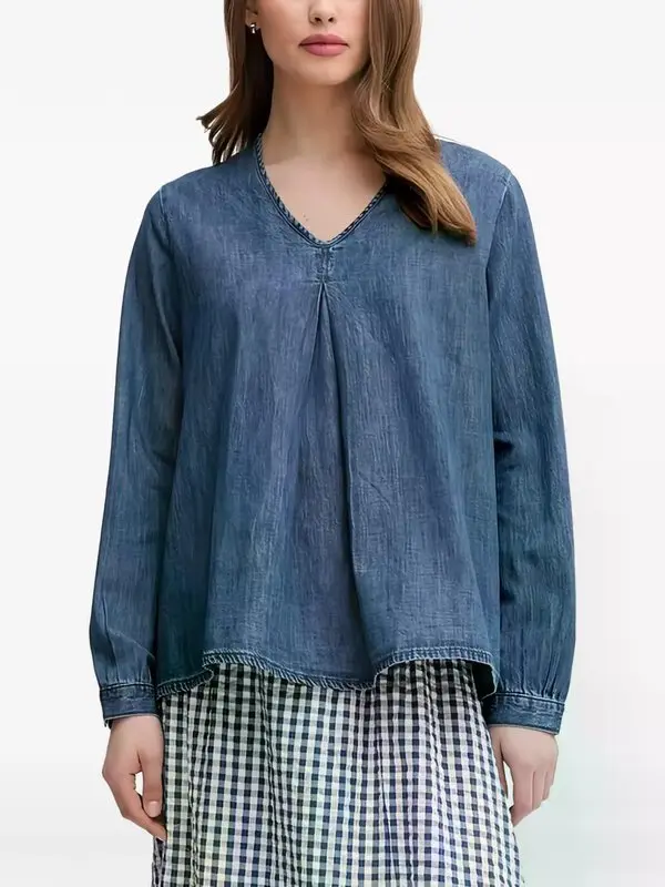 BENETTON Long-sleeve V-neck Top