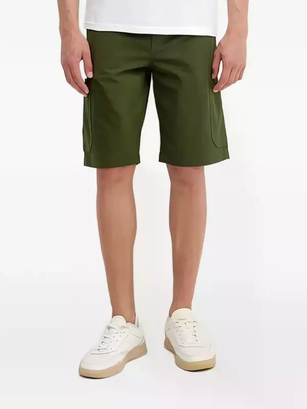 BENETTON Belted Cargo Shorts With Back And Side Pockets