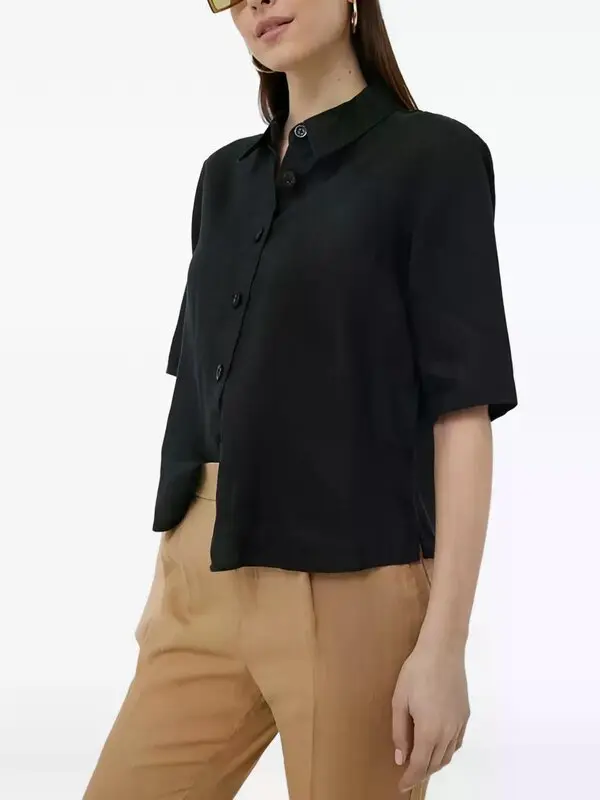 BENETTON Buttoned Short-sleeved Shirt