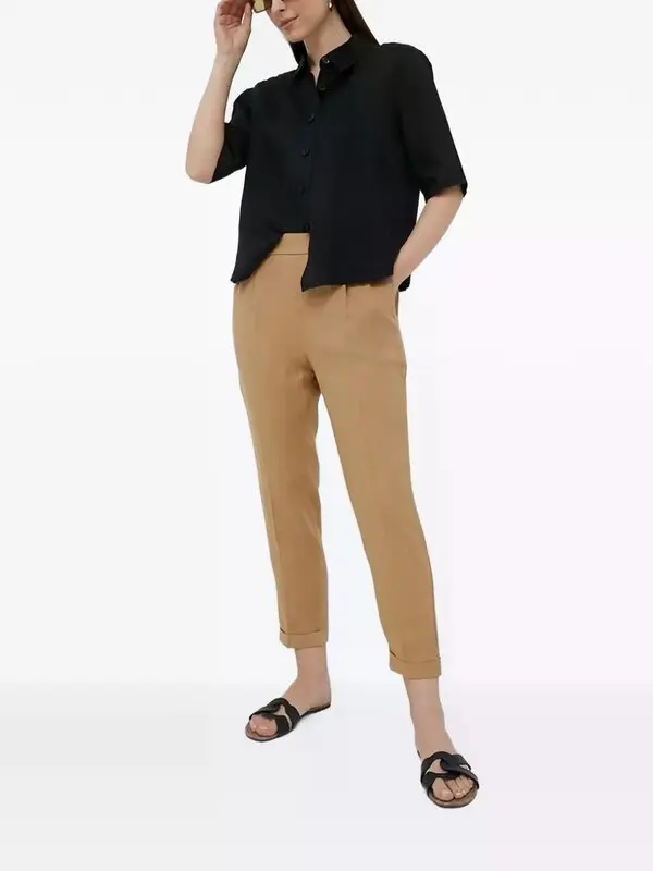 BENETTON Buttoned Short-sleeved Shirt