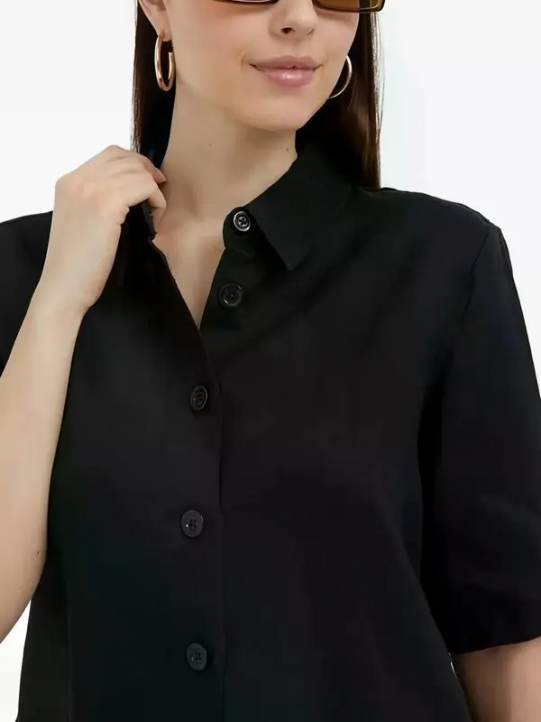 BENETTON Buttoned Short-sleeved Shirt