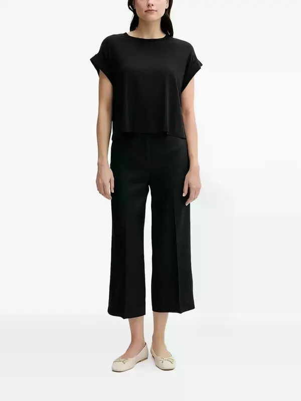 BENETTON Cropped Wide Leg Trousers