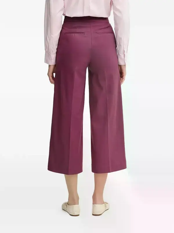 BENETTON Cropped Button-fastening Trousers