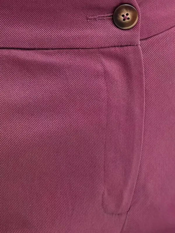 BENETTON Cropped Button-fastening Trousers