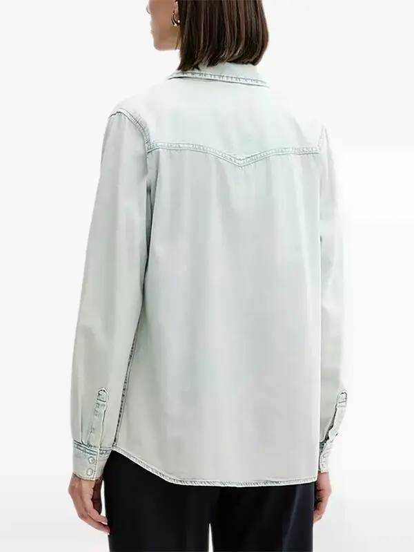 BENETTON Patch-pocket Denim Shirt