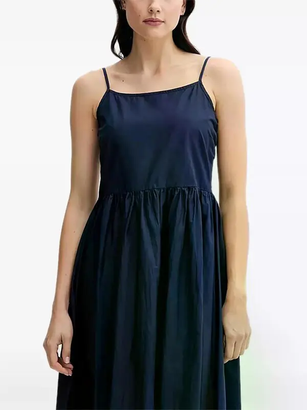 BENETTON Embroidered Midi Dress