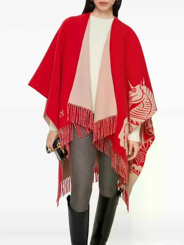 Burberry Ekd Wool Cashmere Cape