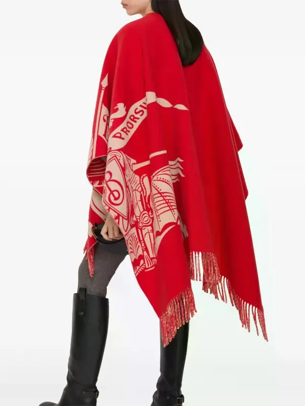 Burberry Ekd Wool Cashmere Cape