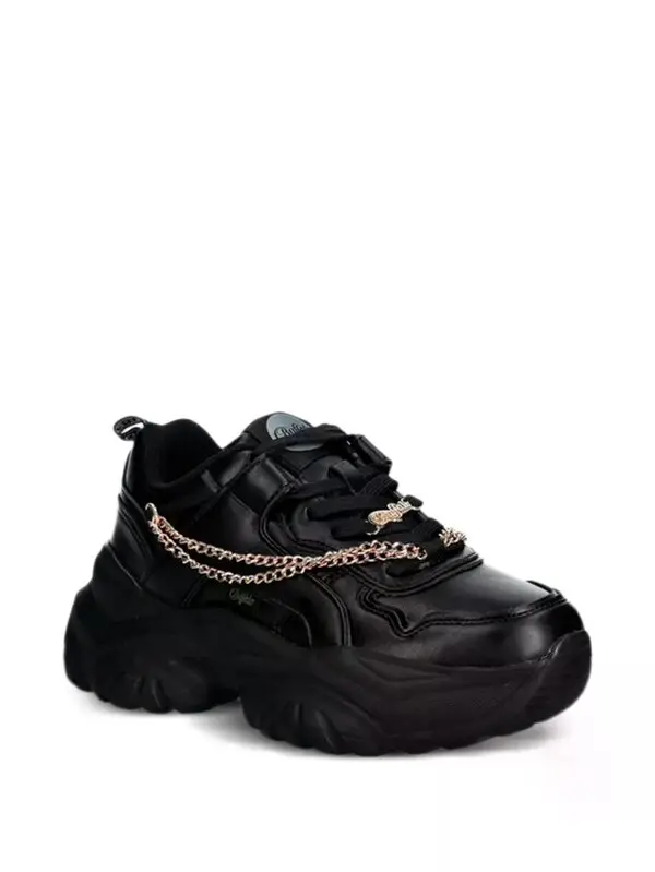 BUFFALO Bliss Chain Platform Sneakers - Black