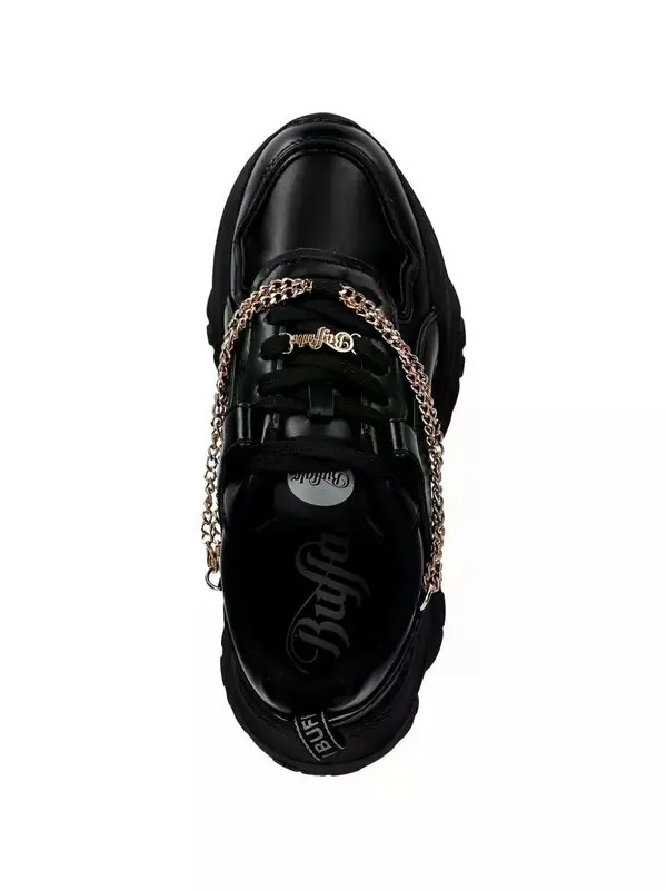 BUFFALO Bliss Chain Platform Sneakers - Black