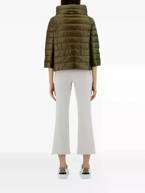 Herno Quilted High-neck Jacket - Green