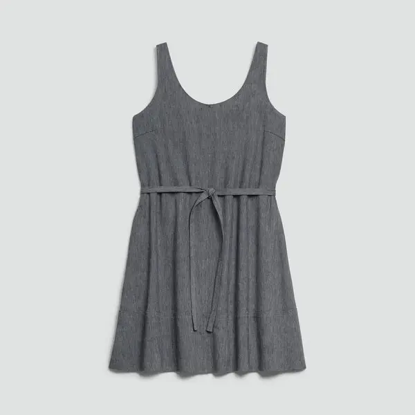 Theory Fit-and-flare Tank Dress - Ink Blue