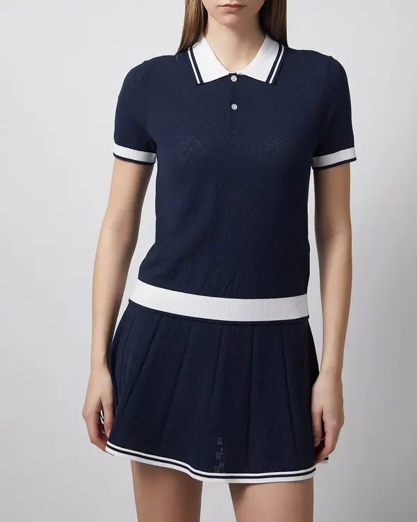 J. Lindeberg Polly Pointelle Polo