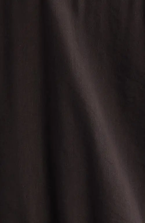 BOSS Carper Linen Blend Shirt Jacket - Dark Brown