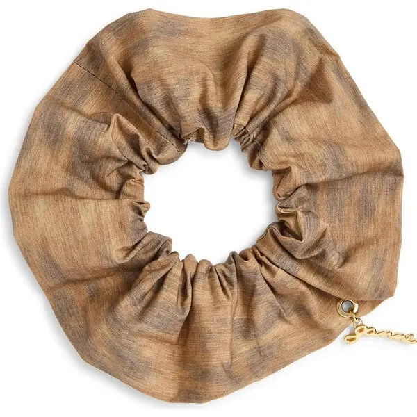GANNI Ikat Scrunchie - Burro