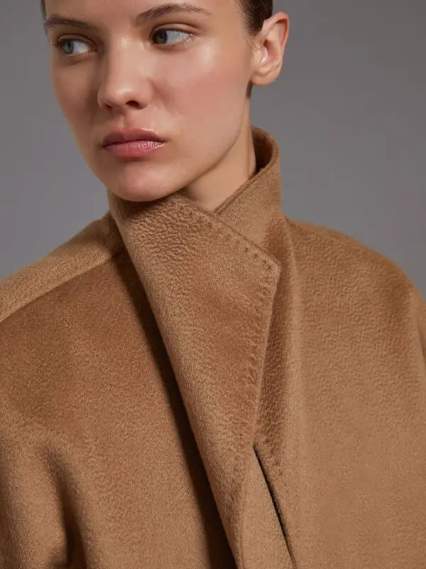 Max Mara Cashmere Zibeline Double-face Coat - Camel